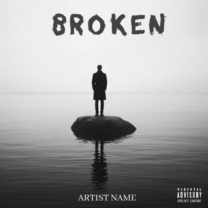Copy of White Lonely Sad Song Art Cover Album Cover | PosterMyWall