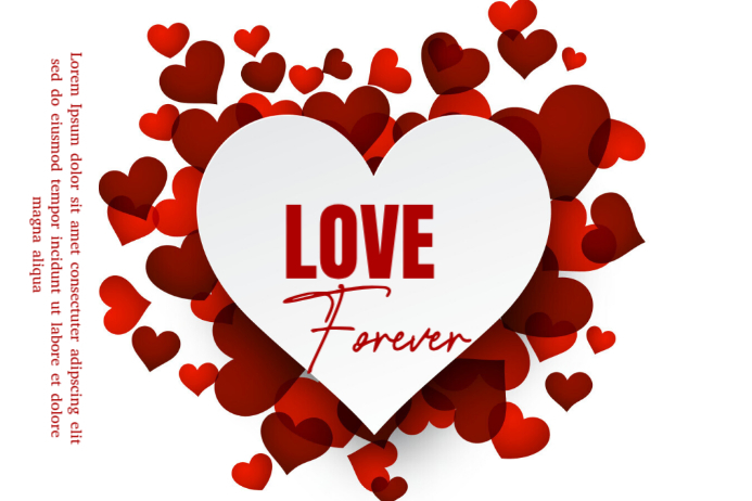 White Love and Romance Label Template | PosterMyWall