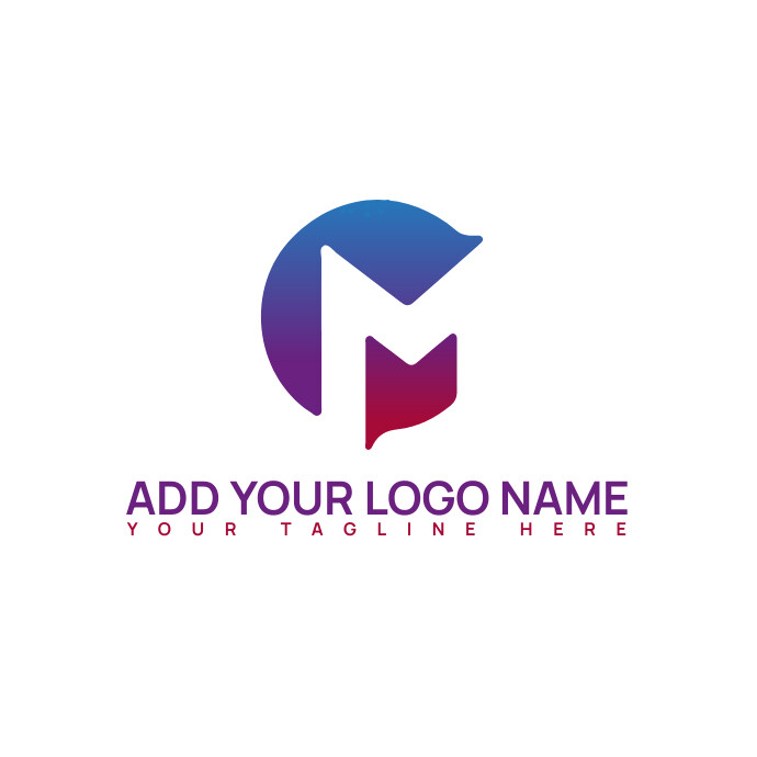 White M Logo/marketing/alphabet/brand/busine Template | PosterMyWall