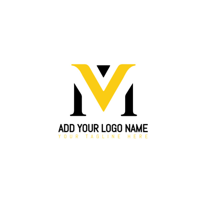 Copy of White M Logo/typography/monogram/brand/business/identity/symbol ...