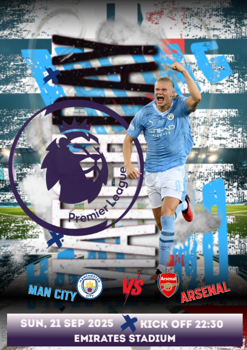 White Maksimalis Matchday A4 Template | PosterMyWall