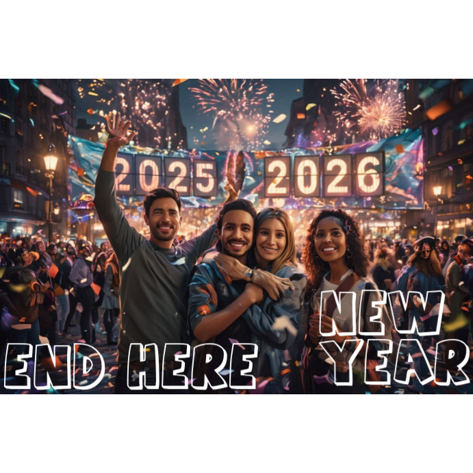 White Maximalist 2026 Instagram Post Template | PosterMyWall