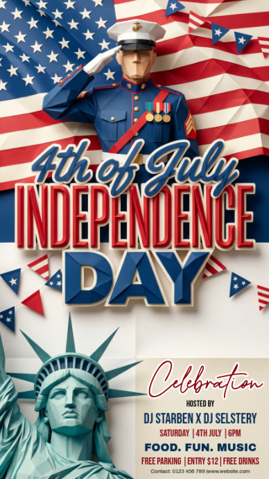 4th Of July Celebration Template | PosterMyWall