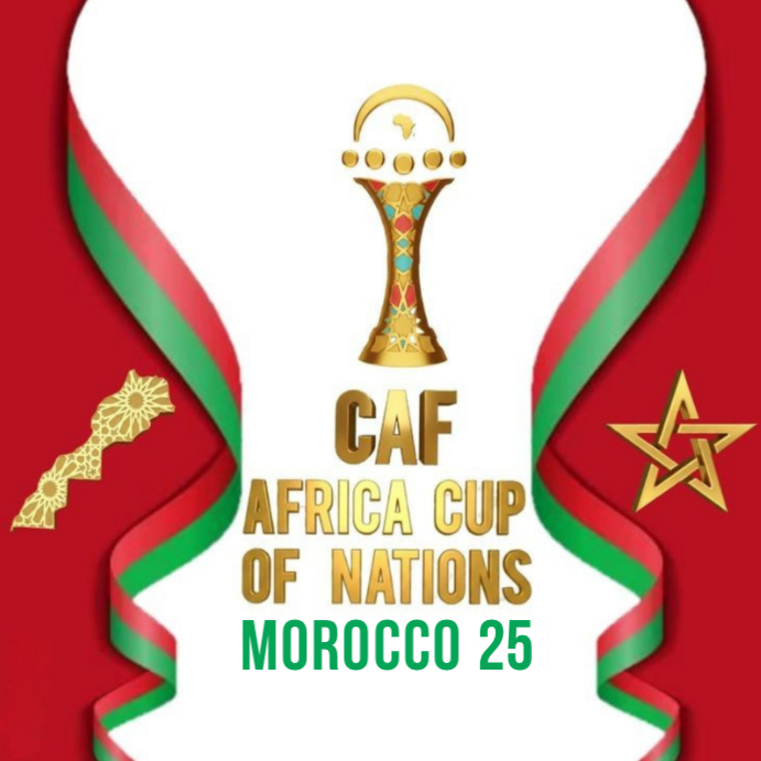 White Maximalist Africa Cup Of Nations Instagram Post Template ...