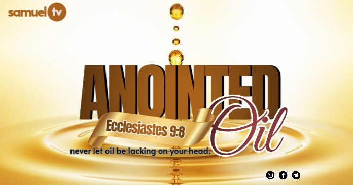 White Maximalist Anointing Oil Sticker Facebook Shared Image Template ...