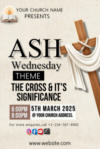 Ash Wednesday Template | PosterMyWall
