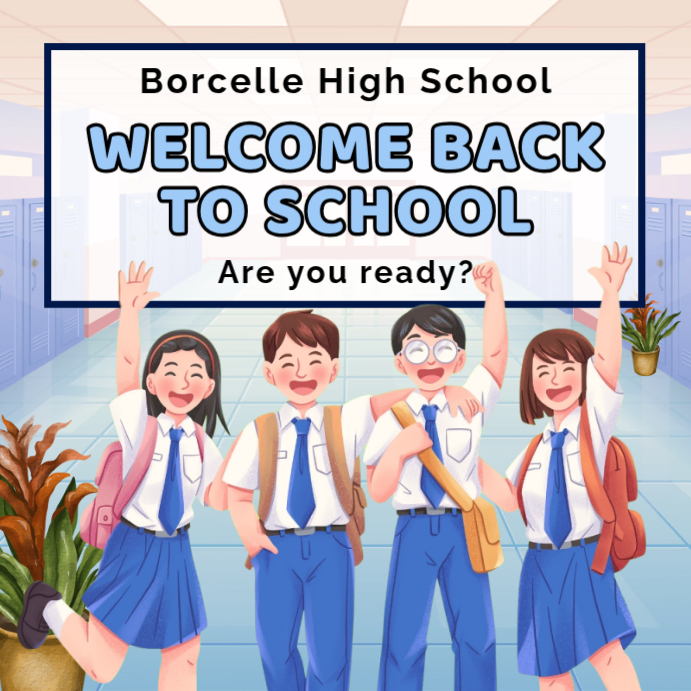 White Maximalist Back To School Instagram Post Template | PosterMyWall