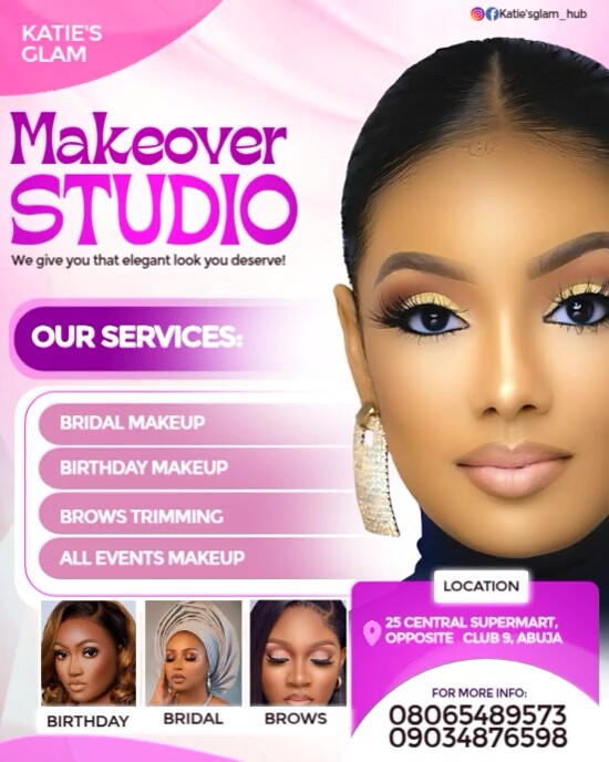 Copy of White Maximalist Beauty Makeover Design Template Instagram Portrait | PosterMyWall