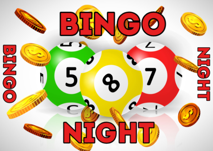 White Maximalist Bingo Night Postcard Template | PosterMyWall