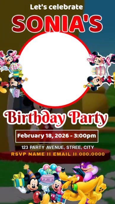 White Maximalist Birthday Invitation Video Instagram Reel Template ...