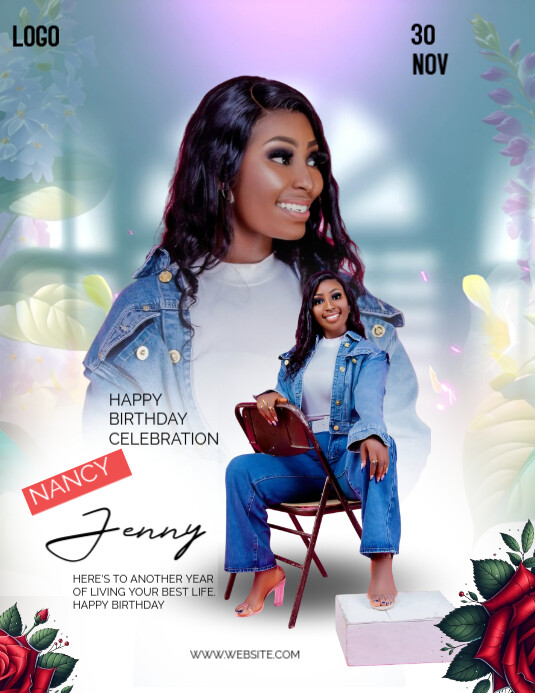 Copy of White Maximalist Birthday Party Freaky Friday Night Party ...