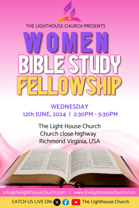 White Maximalist Blue, Pink, Yellow Women Lad Template | PosterMyWall