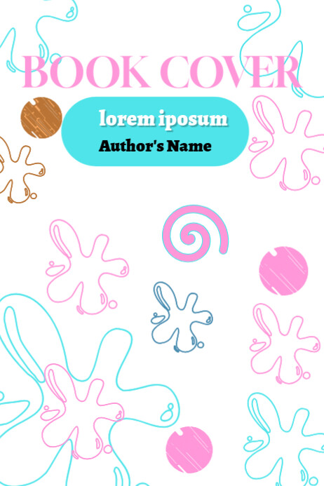 Modèle White Maximalist Book Cover Design Poster | PosterMyWall