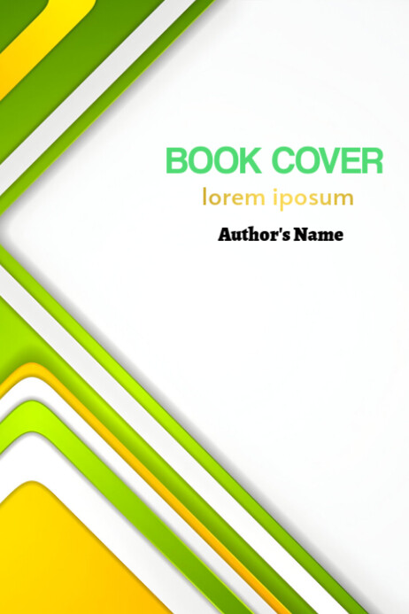 White Maximalist Book Cover Design Poster Templat | PosterMyWall