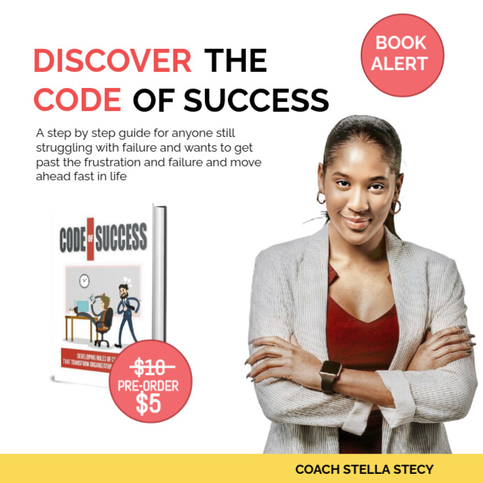 White Maximalist Book Launch Instagram Post Template | PosterMyWall