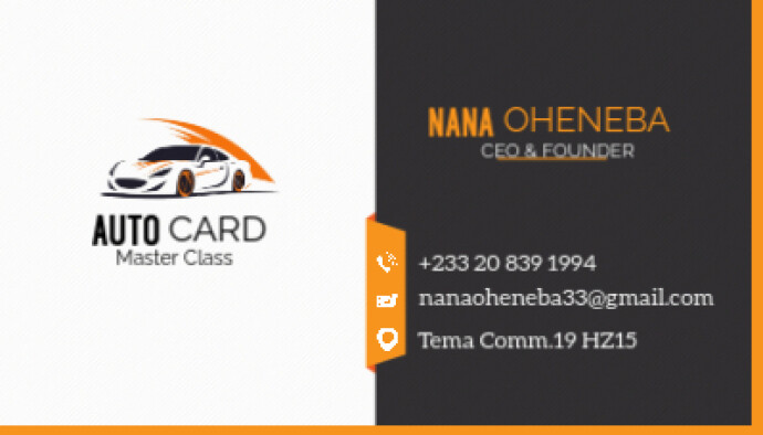 White Maximalist Busi Business Card Template | PosterMyWall