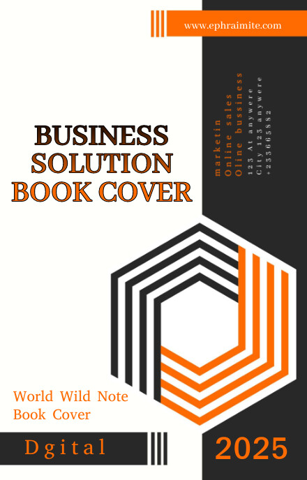 White Maximalist Business Book Cover Wattpad Template | PosterMyWall