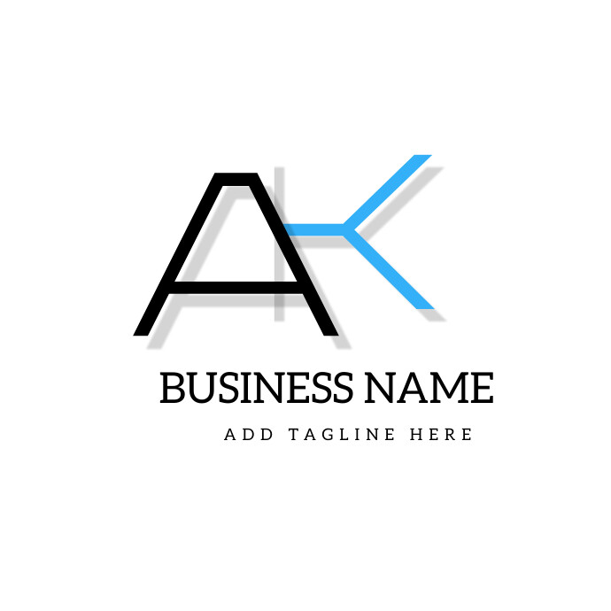 White Maximalist Business Logo, Company Logo Template | PosterMyWall