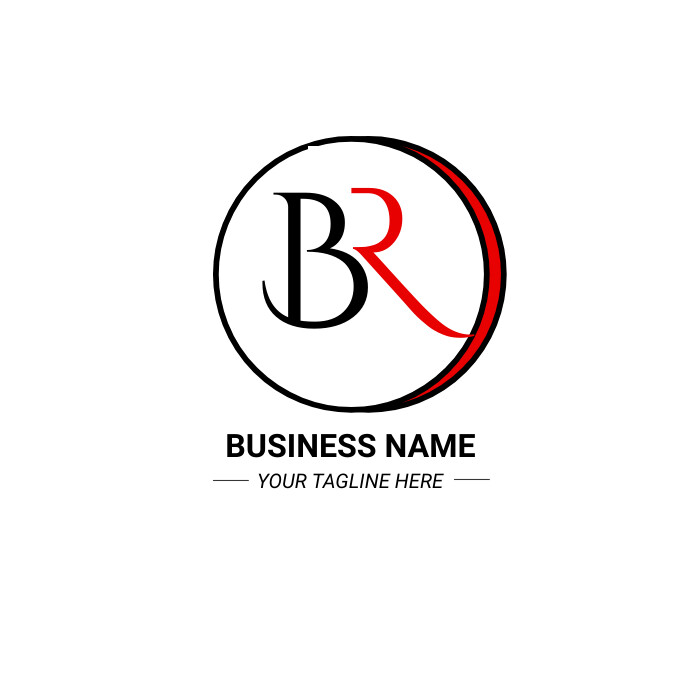 White Maximalist Business Logo Template | PosterMyWall