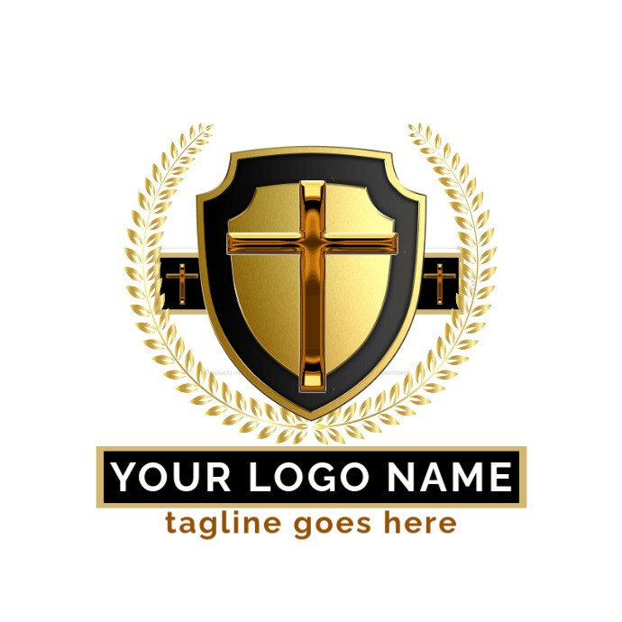 Modèle White Maximalist Christian Logo | PosterMyWall