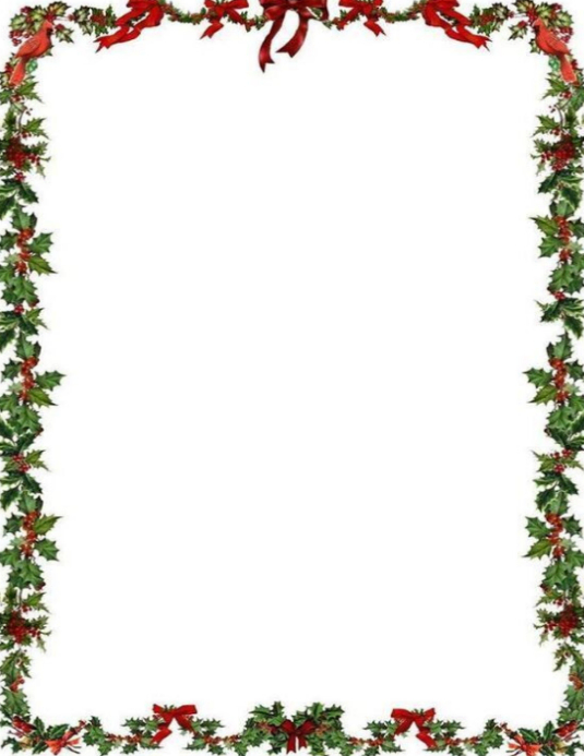 White Maximalist Christmas Ornament Frame Flyer (us Letter) Template ...
