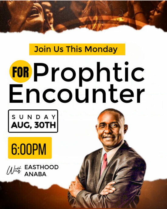 Plantilla de White Maximalist Church Flyer Instagram Portrait ...