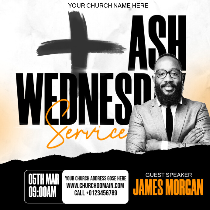 Copy of White Maximalist Church Flyer Instagram Post | PosterMyWall