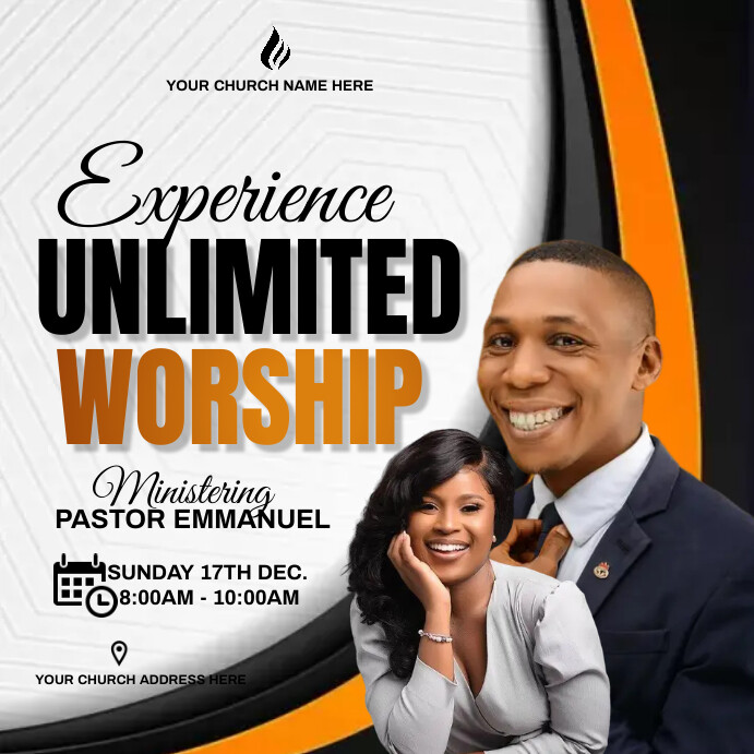 Plantilla de White Maximalist Church Instagram Post | PosterMyWall