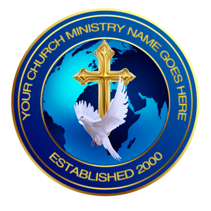 White Maximalist Church Logo Template | PosterMyWall