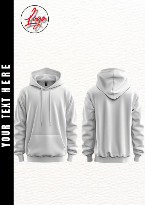 White Maximalist Cloth Ads A1 Template | PosterMyWall