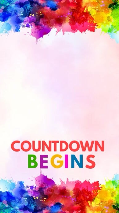Copy of White Maximalist Colorful Countdown Instagram | PosterMyWall