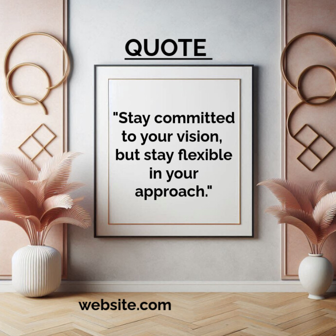 Copy of White Maximalist Commitment Quotes Instagram Post | PosterMyWall