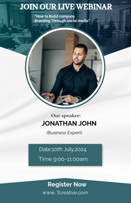 Modèle White Maximalist Company Banner Tabloid | PosterMyWall