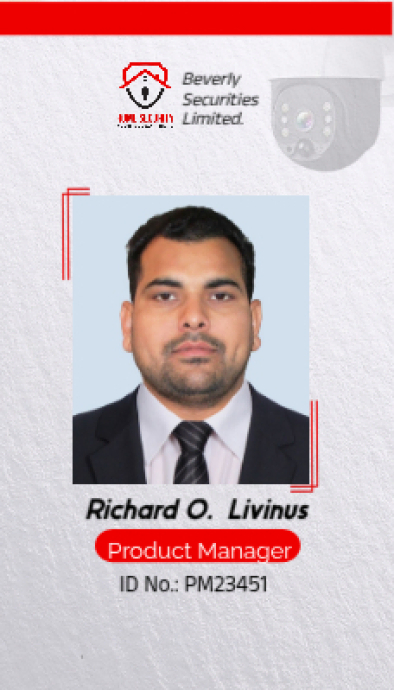 White Maximalist Company Id Card Business Card Template | PosterMyWall