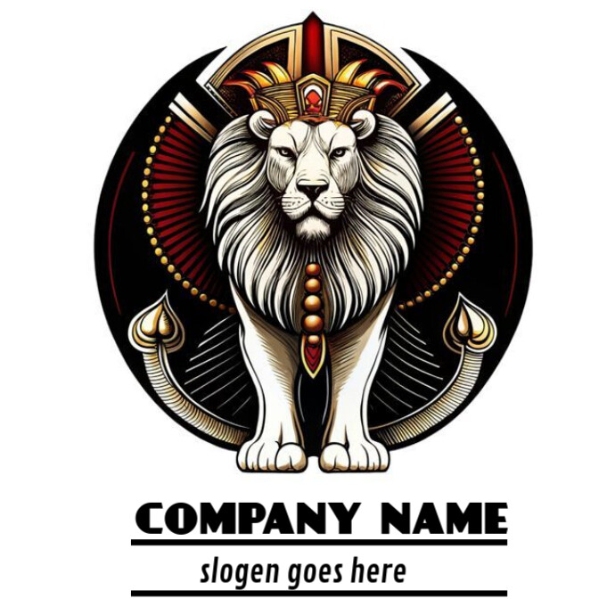 White Maximalist Company Logo Logo Template | PosterMyWall
