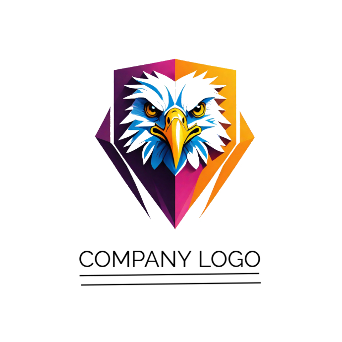 White Maximalist Company Logo Logo Template | PosterMyWall