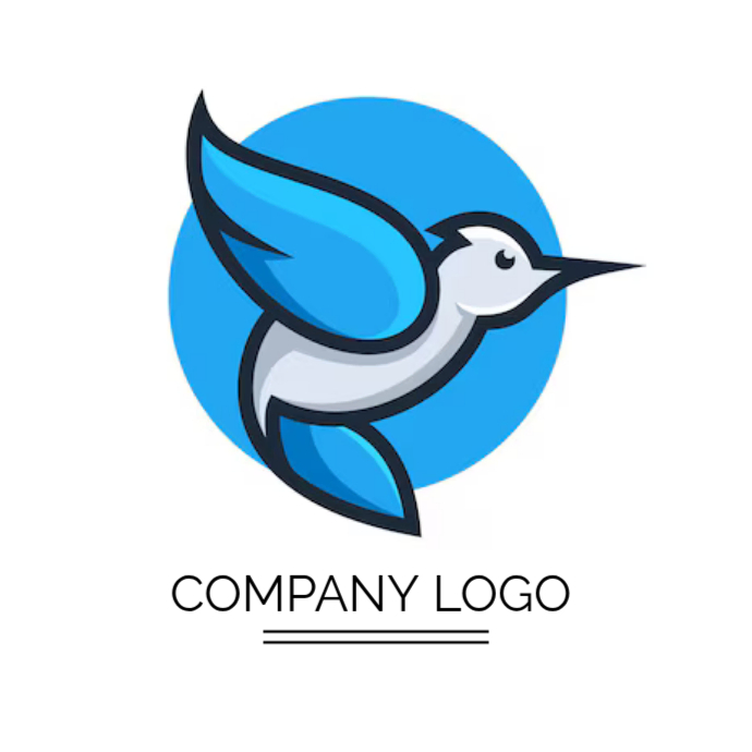 White Maximalist Company Logo Logo Template | PosterMyWall
