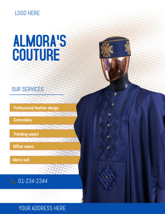 Copy of White Maximalist Couture Flyer (us Letter) | PosterMyWall