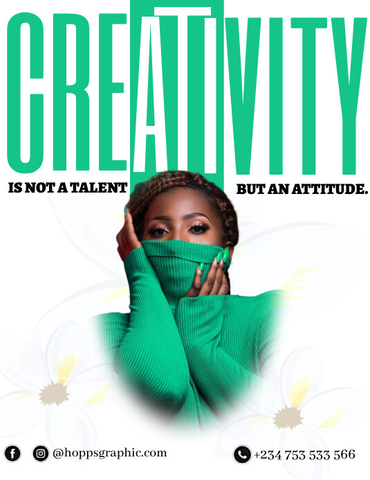 White Maximalist Creativity Captions For A Gr Templat | PosterMyWall