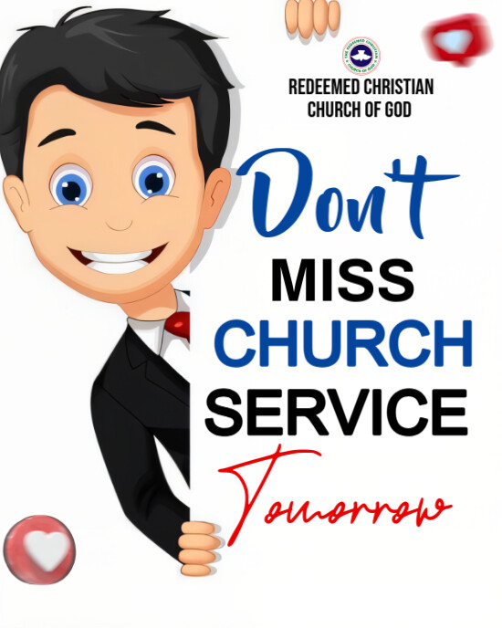 White Maximalist Don't Miss Church Service Tomorrow Instagram Portrait ...