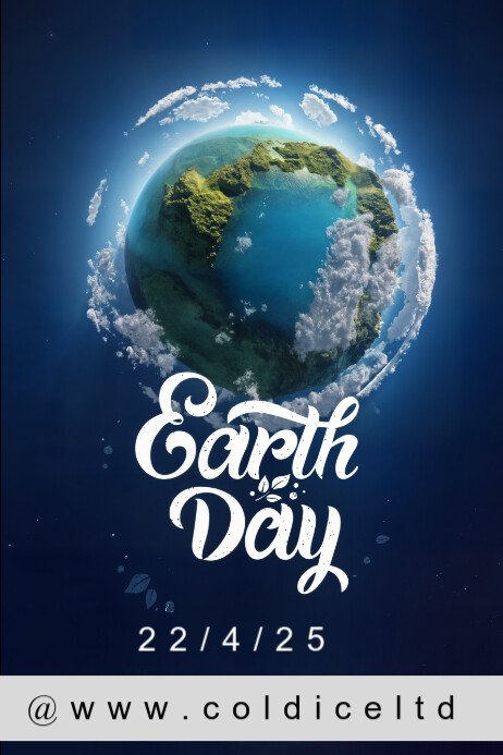 Copy of White Maximalist Earth Poster | PosterMyWall