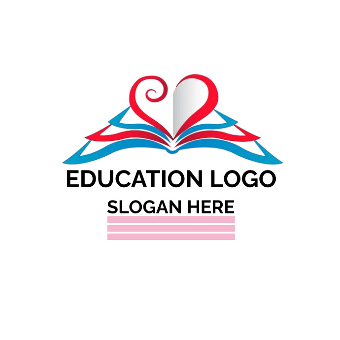 White Maximalist Education Logo Logo Template | PosterMyWall