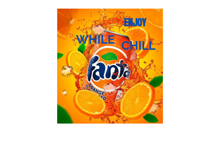 Copy of White Maximalist Enjoy Chill Fanta Poster | PosterMyWall