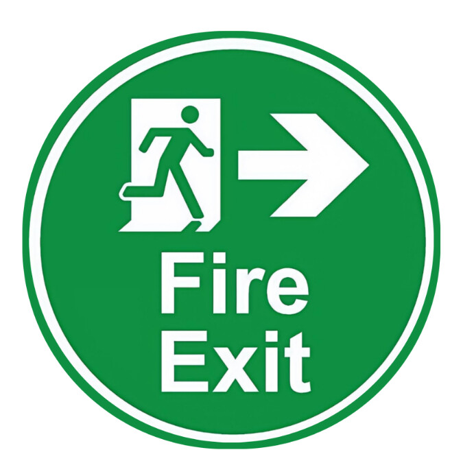 Copy of White Maximalist Fire Exit Flyer Instagram Post | PosterMyWall