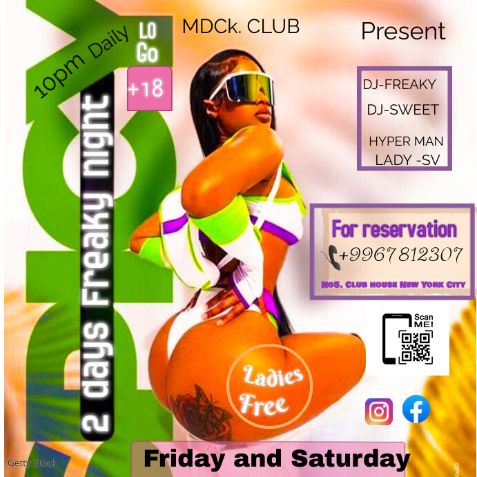 White Maximalist Freaky Night Club Design Tem Template | PosterMyWall