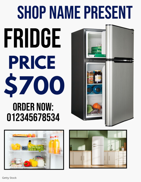 Copy of White Maximalist Fridge Sell Flyer Flyer (us | PosterMyWall