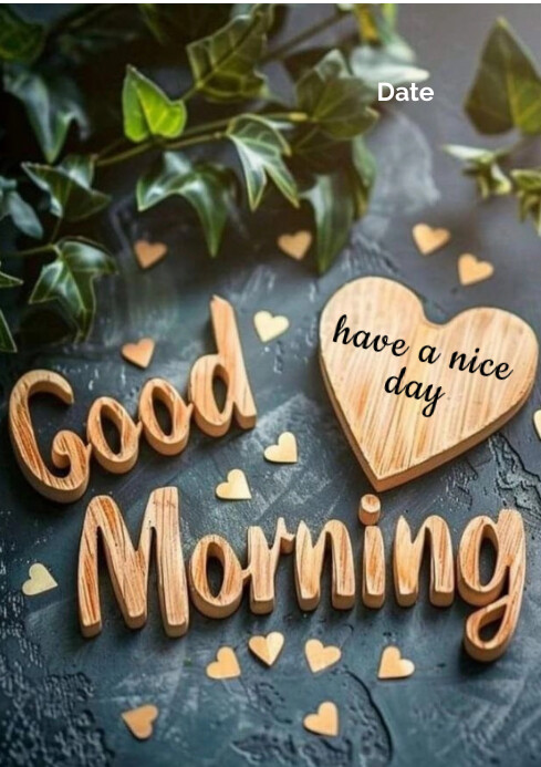 Plantilla de White Maximalist Good Morning A4 | PosterMyWall