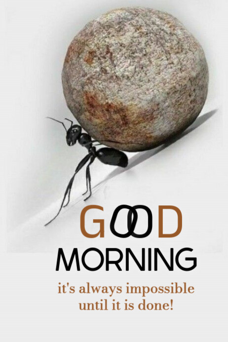 White Maximalist Good Morning Banner 4' × 6' Template | PosterMyWall