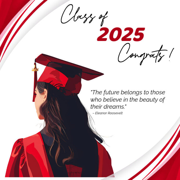 Copy of White Maximalist Graduation Card Instagram Post | PosterMyWall