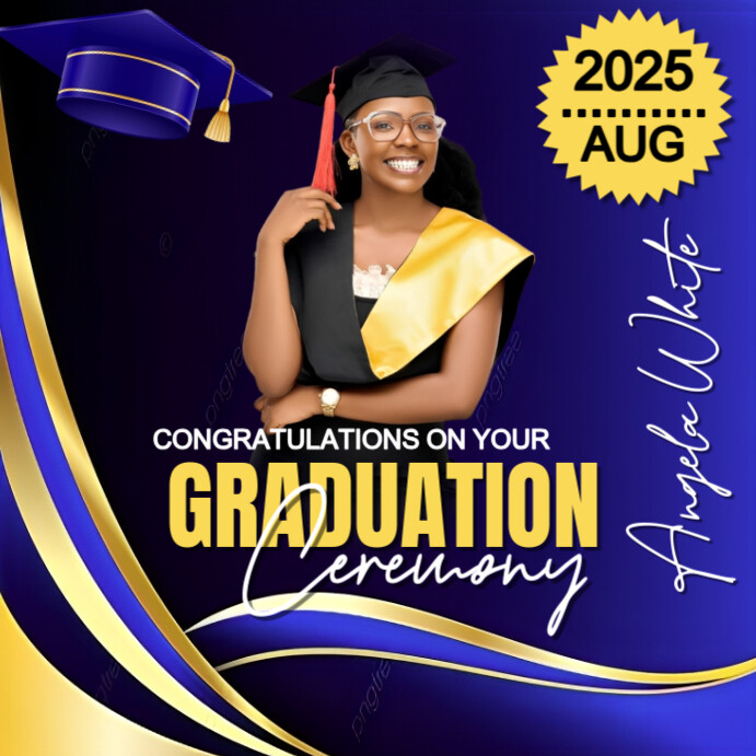 Copy of White Maximalist Graduation Ceremony Flyer Instagram Post ...